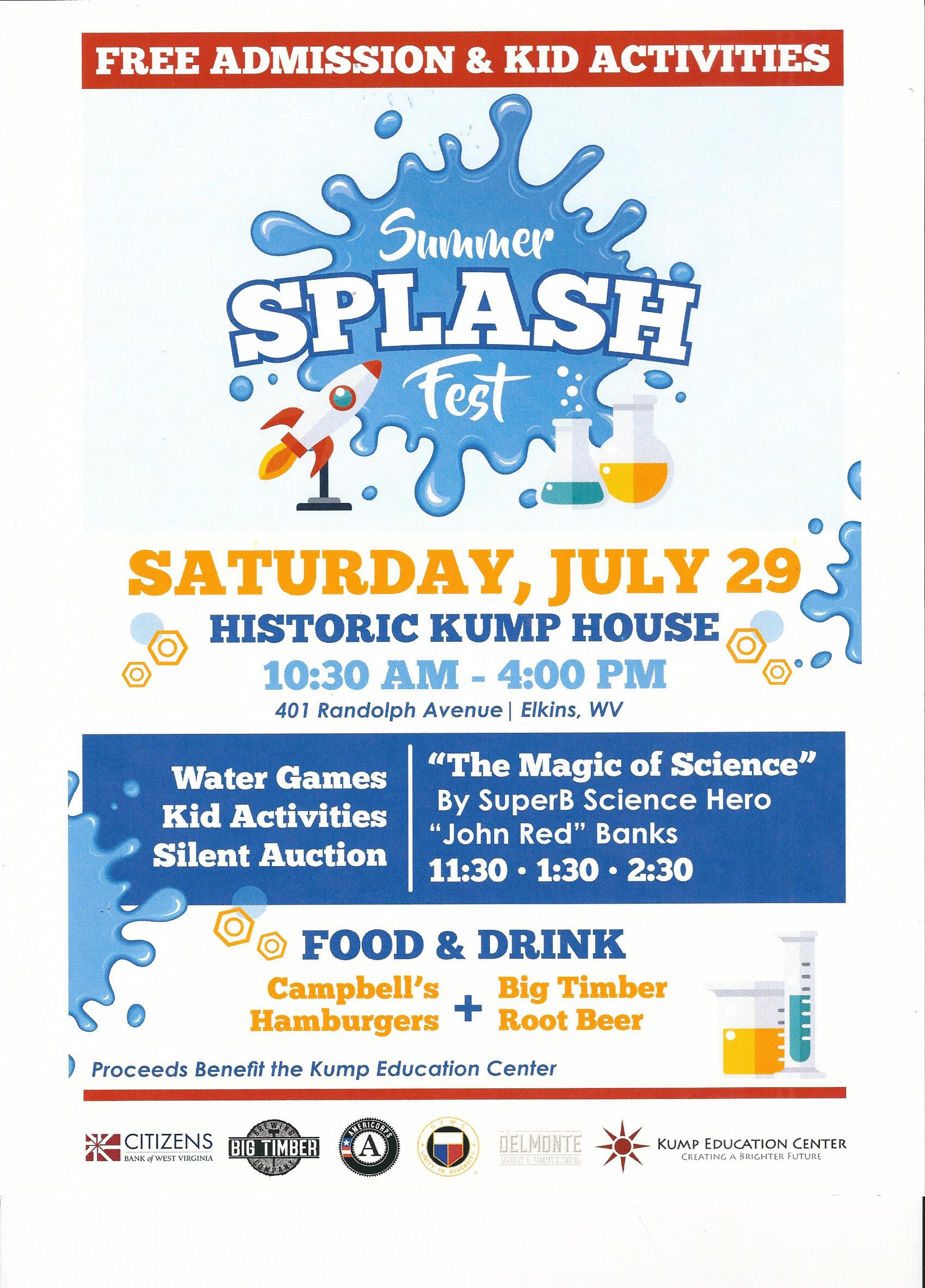 Kump Education Center Summer Splash Fest – Elkinite